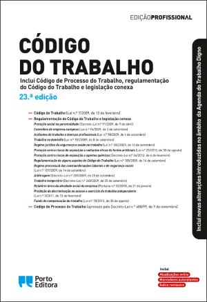 Código do Trabalho - Porto Editora